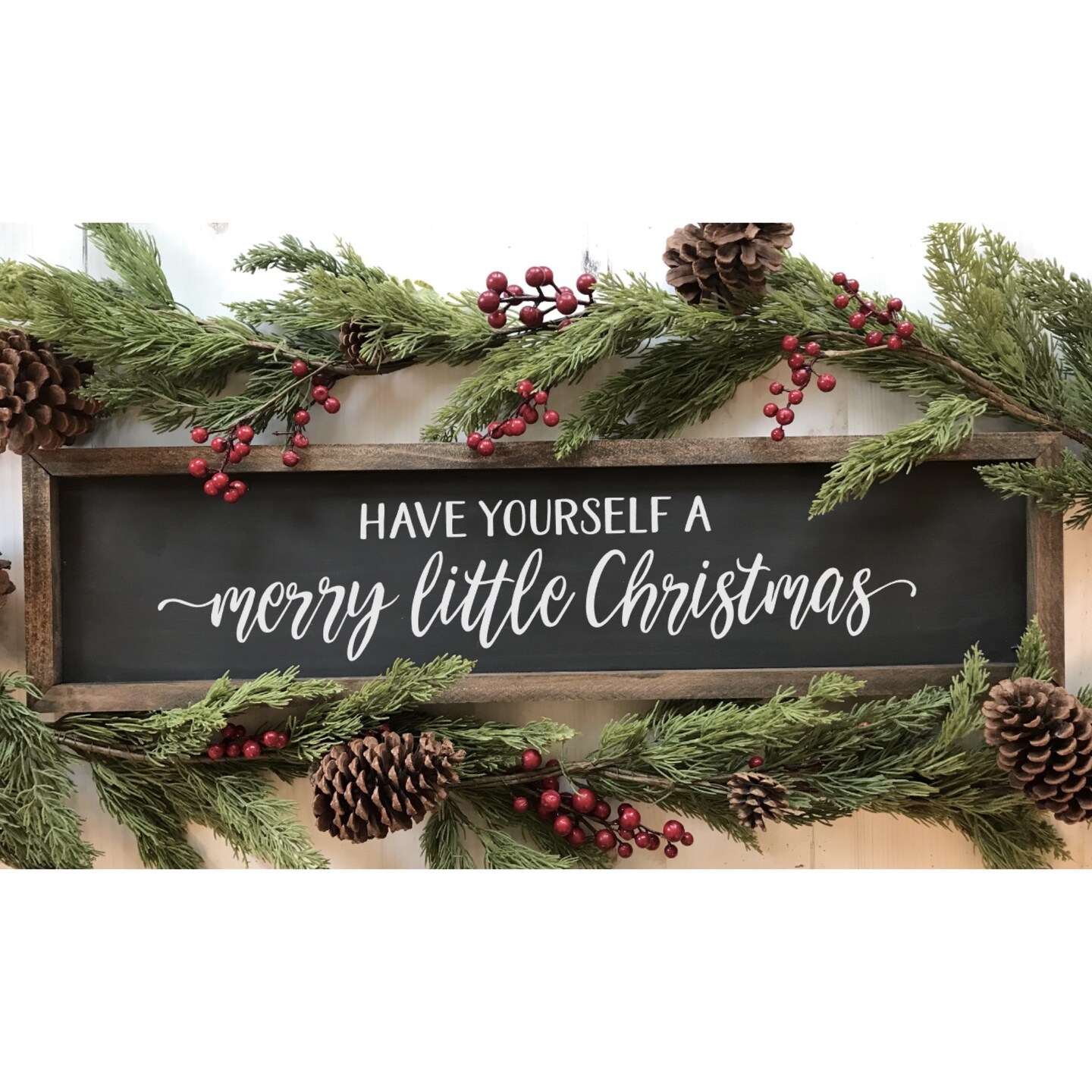 Christmas Sign | Have Yourself A Merry Little Christmas | Rustic Home ...