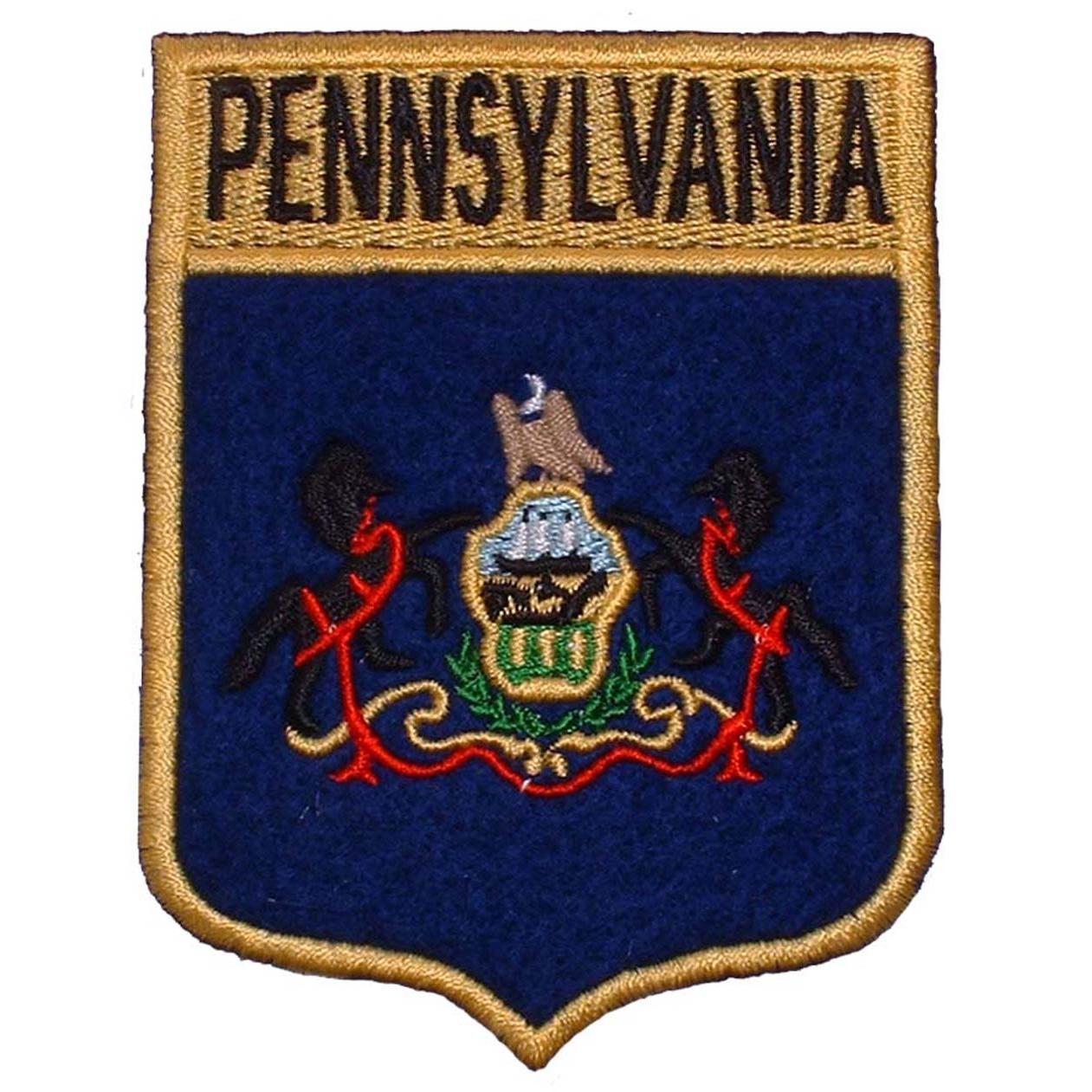 Pennsylvania State Flag Shield Patch 2 7/8" x 3 1/2" | Michaels
