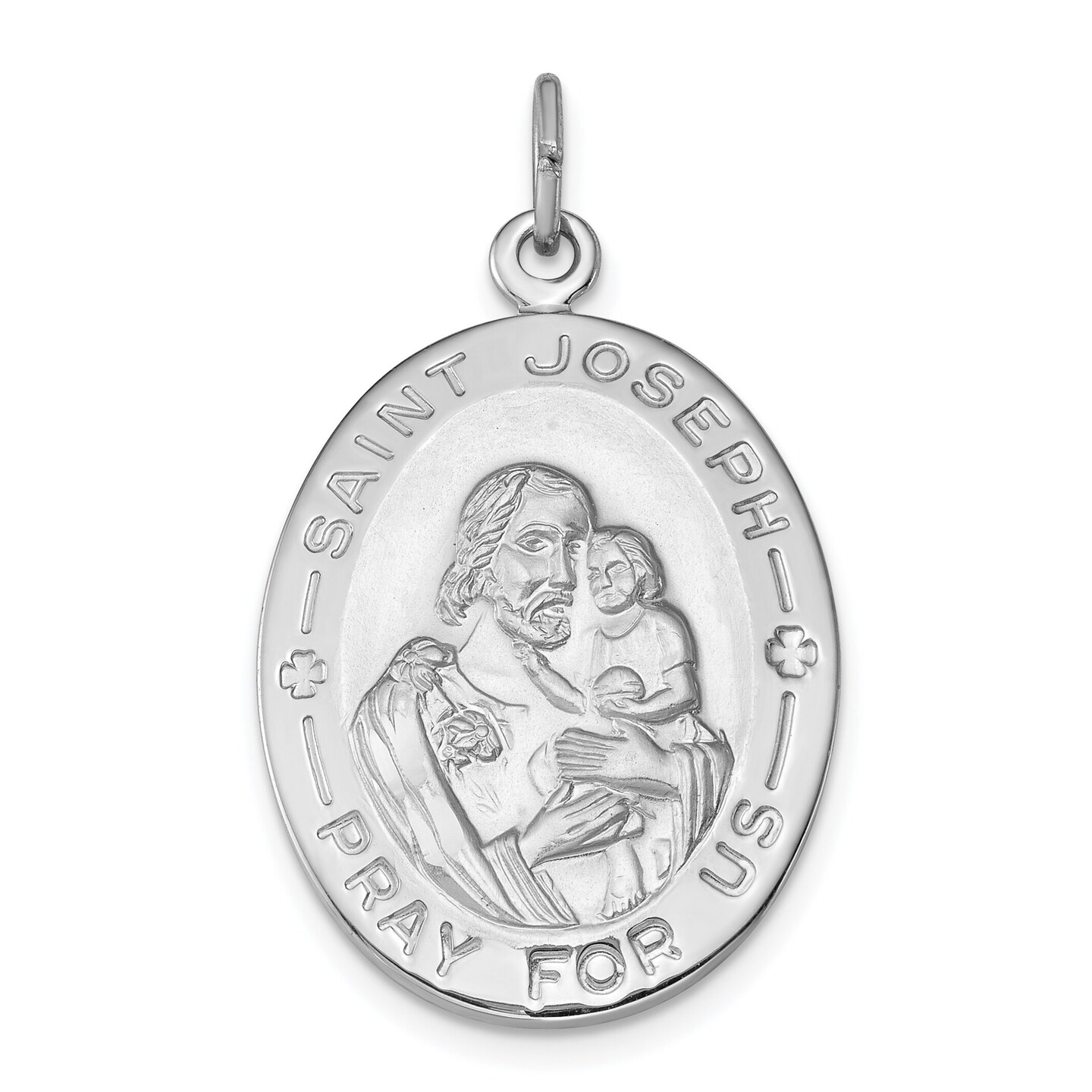 Sterling Silver Saint Joseph Round Medal | Michaels