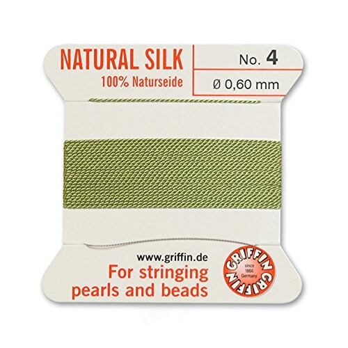 #4 Jade Griffin Silk Bead Cord (2 Meters), Model: 5 | Michaels
