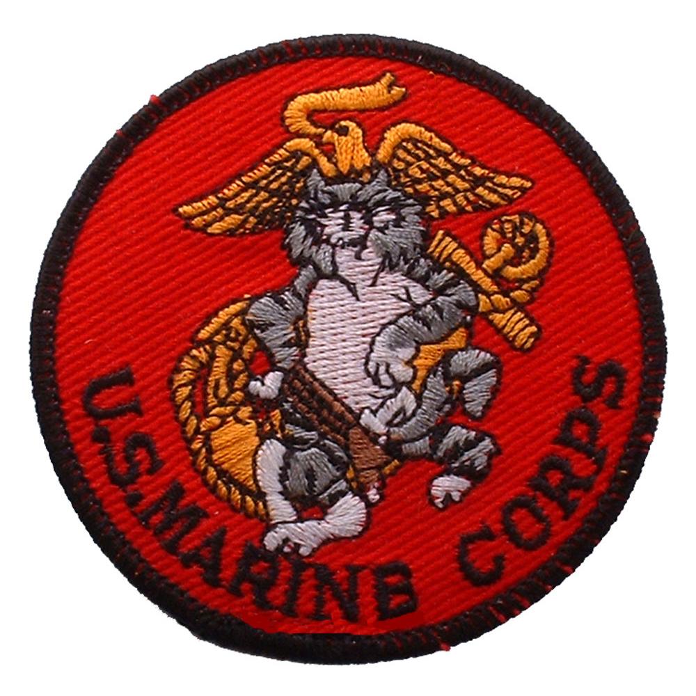 U.S.M.C. Tomcat Patch Red & Gray 3" | Michaels