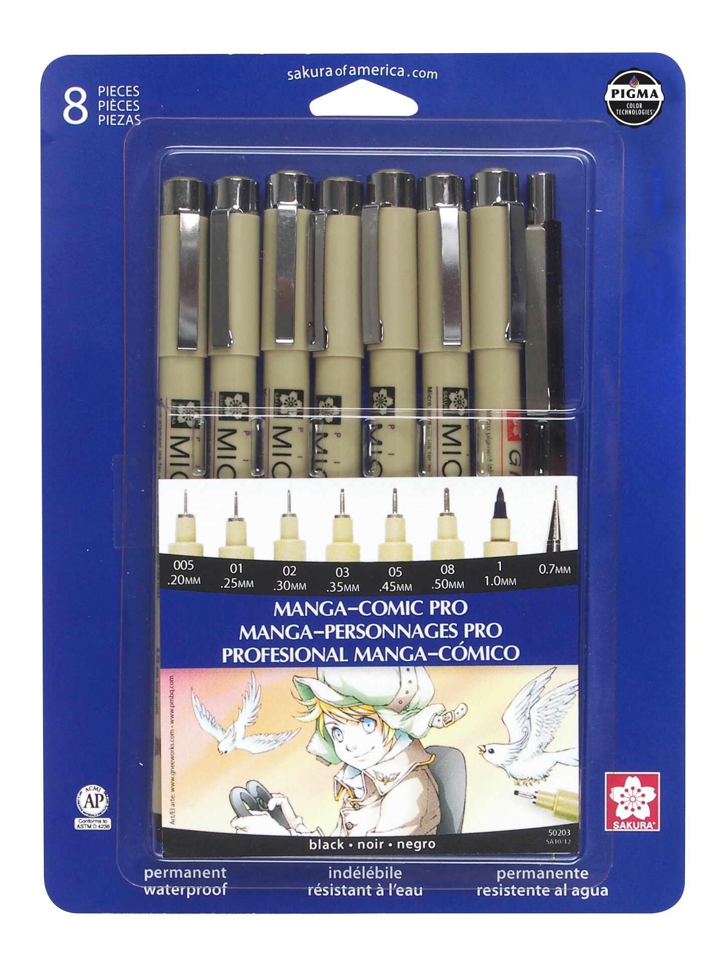 Sakura Pigma Manga-Comic Pro Sketching & Inking Set, 8-Pieces | Michaels