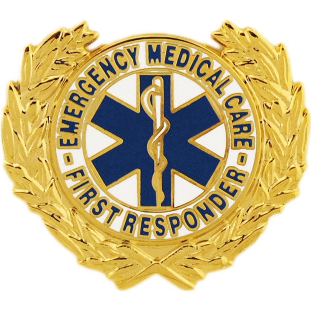 1st Responder EMS Logo with Wreath Pin 1" | Michaels