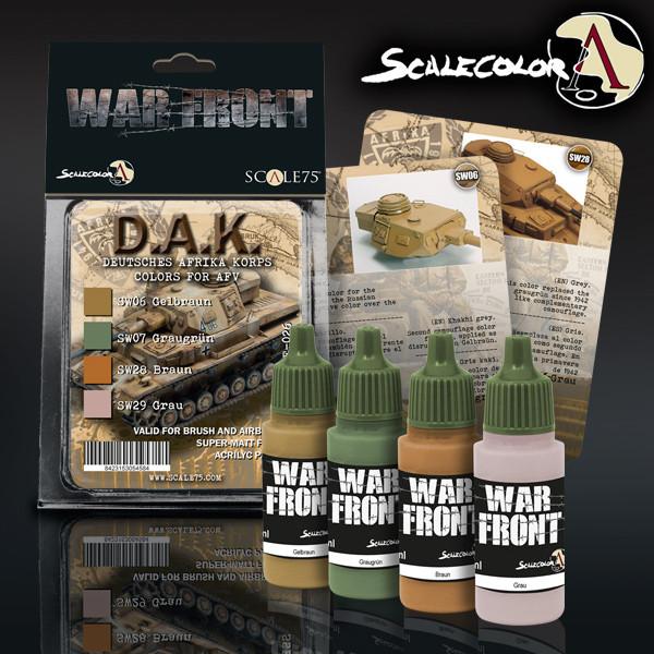 ScaleColor Warfront - D.A.K. (Colors For AFV) Paint Set | Michaels