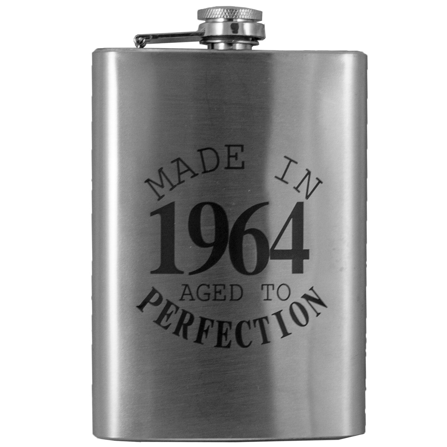 8oz Made in 1964 Aged to Perfection Stainless Steel Flask | Michaels