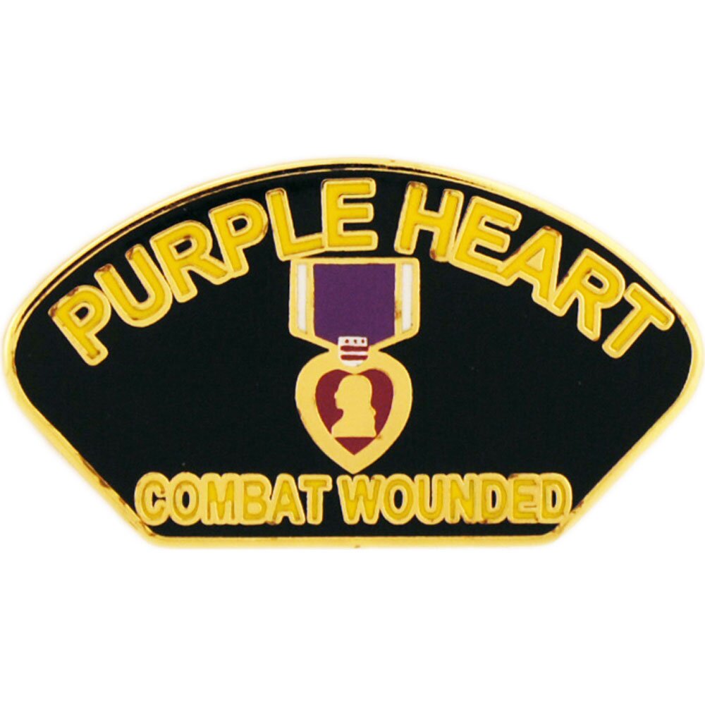 Eagle Emblems Pin-Purple Heart, Combat Wounded (1-1/4") | Michaels