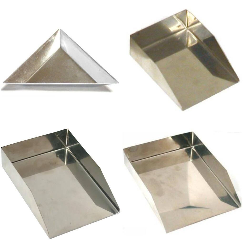 1 Triangle & 3 Rectangle Shovel Scoop Bead Gemstones Pearl Pickup Tools ...
