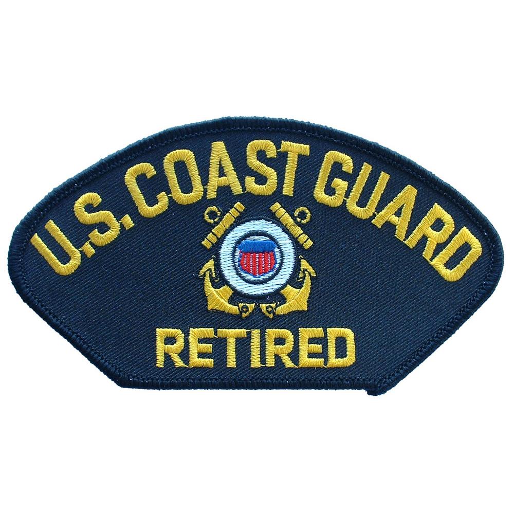 U.S. Coast Guard Retired Hat Patch 2 3/4" x 5 1/4" | Michaels