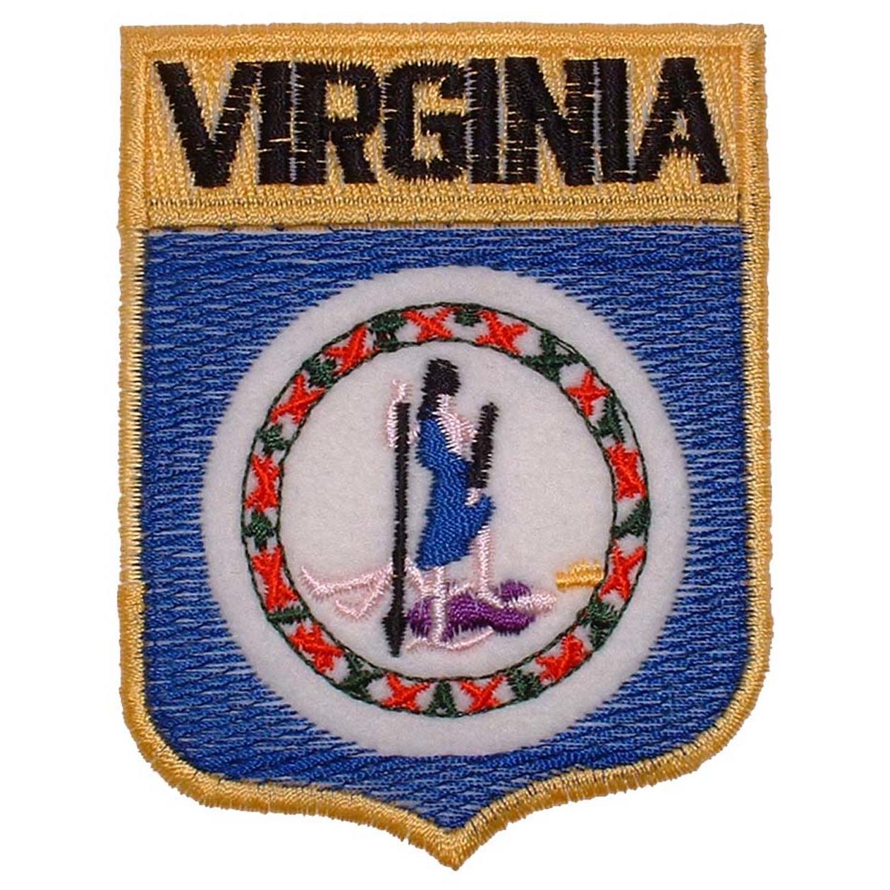 Virginia State Flag Shield Patch 2 7/8" x 3 1/2" | Michaels
