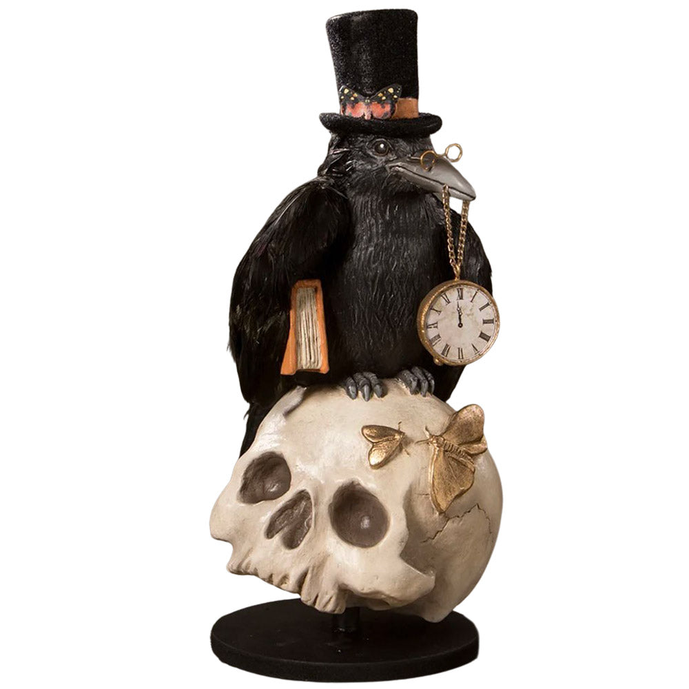 Midnight Crow On Skull 12" | Michaels