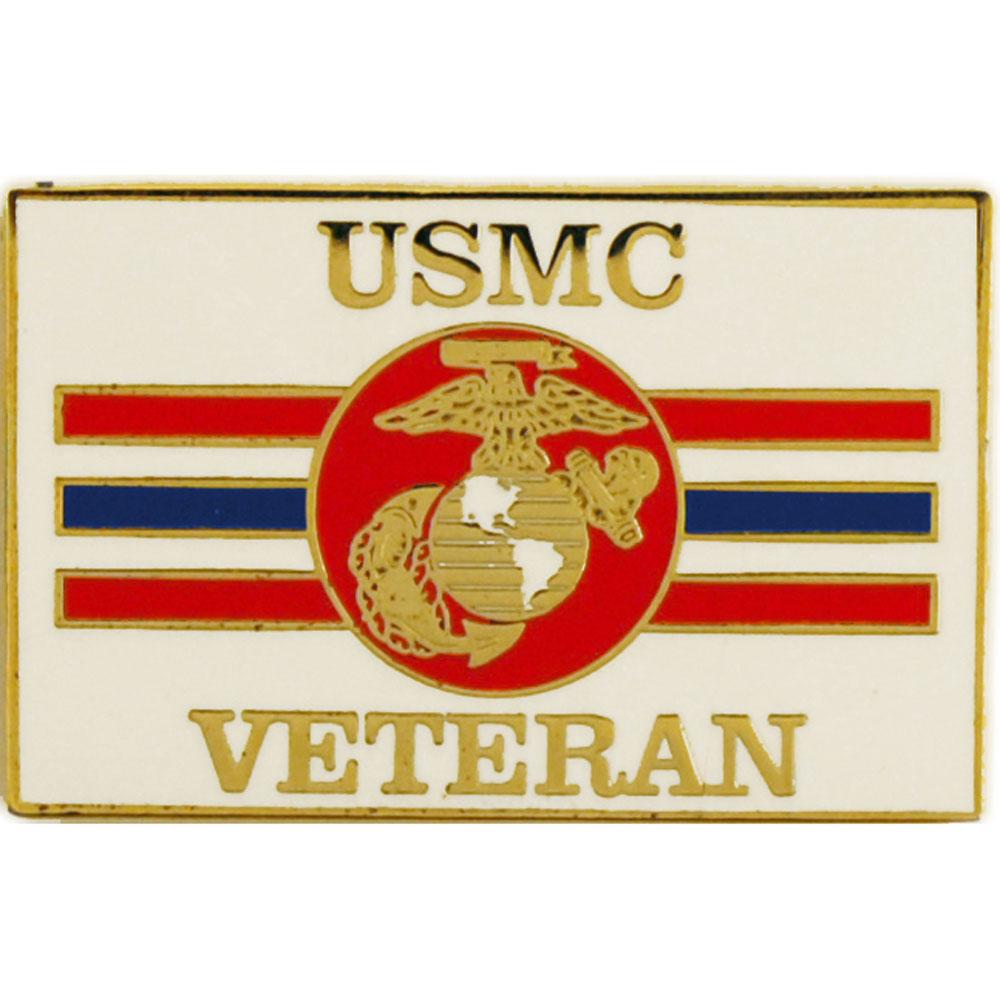 U.S.M.C. Veteran Logo Pin 1" | Michaels