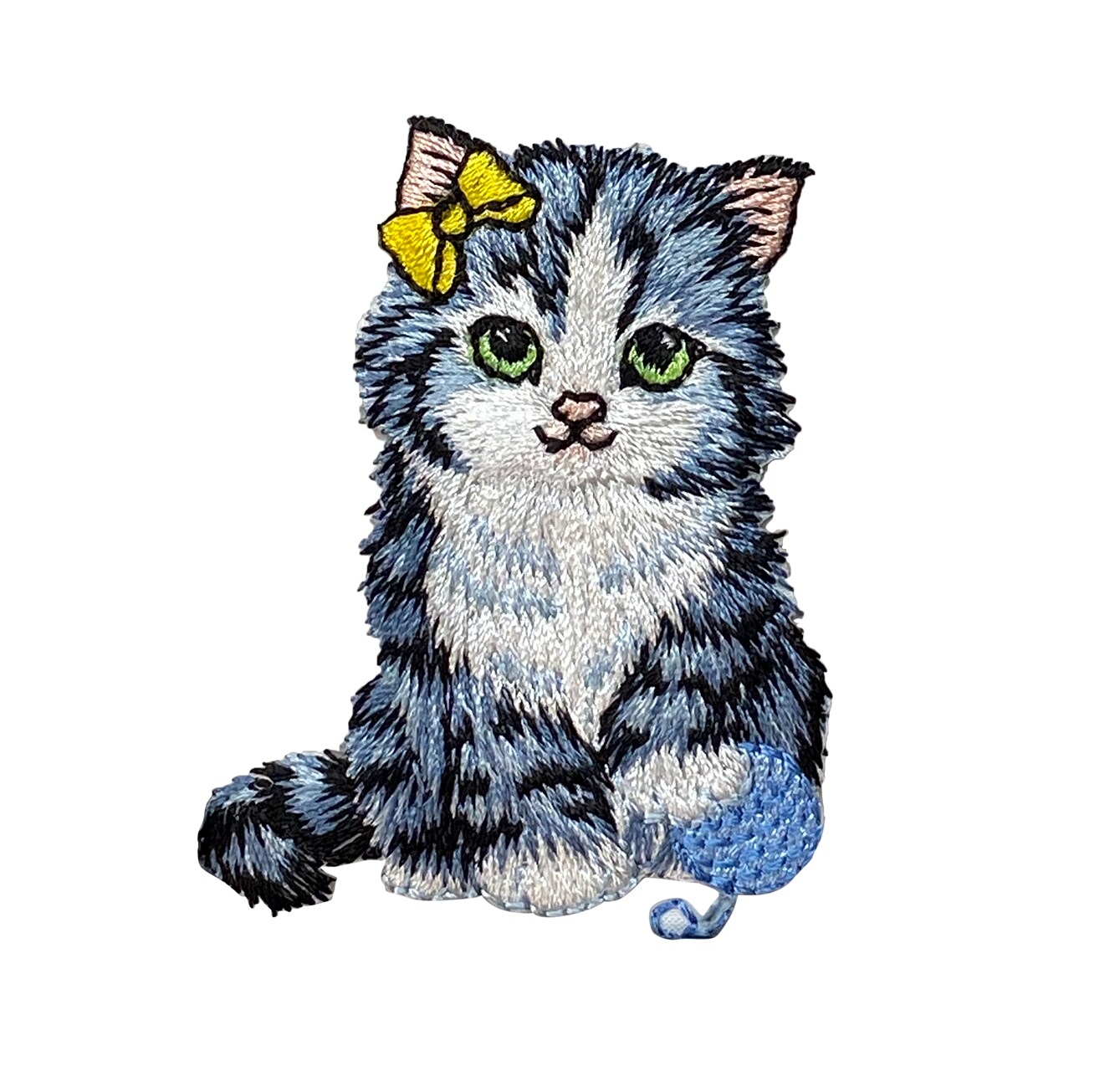Cat with Blue Yarn Ball, Pets, Embroidered, Iron on Patch | Michaels