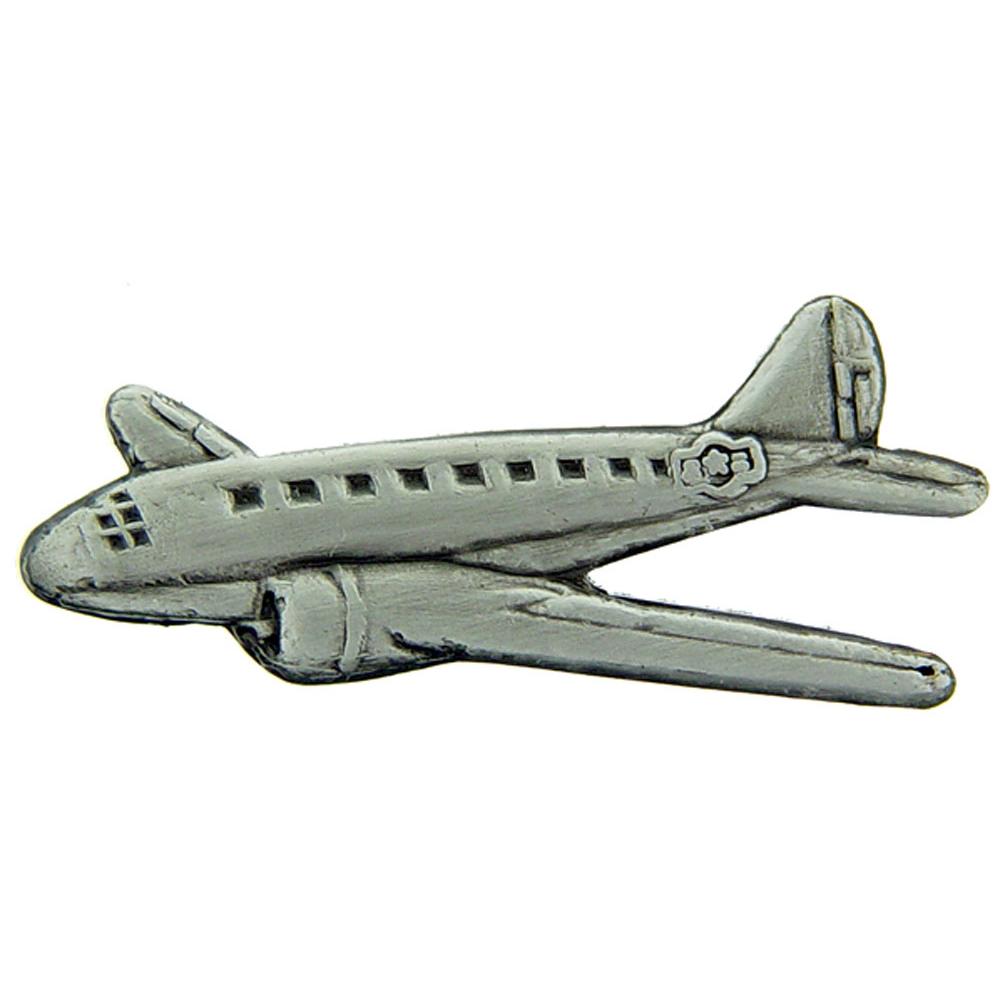 C-46 Commando Airplane Pin Pewter 1 1/2" | Michaels
