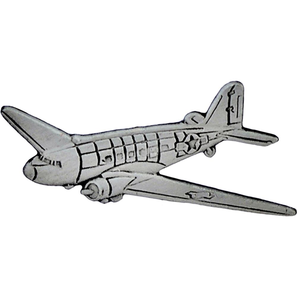 C-47 Dakota Airplane Pin Pewter 1 1/2" | Michaels