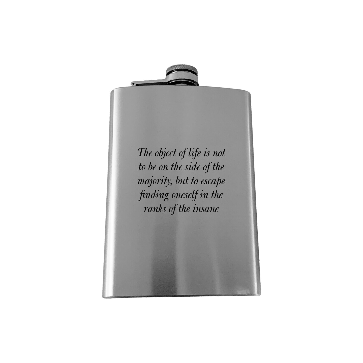 8oz The Object of life Marcus Aurelius SS Flask | Michaels