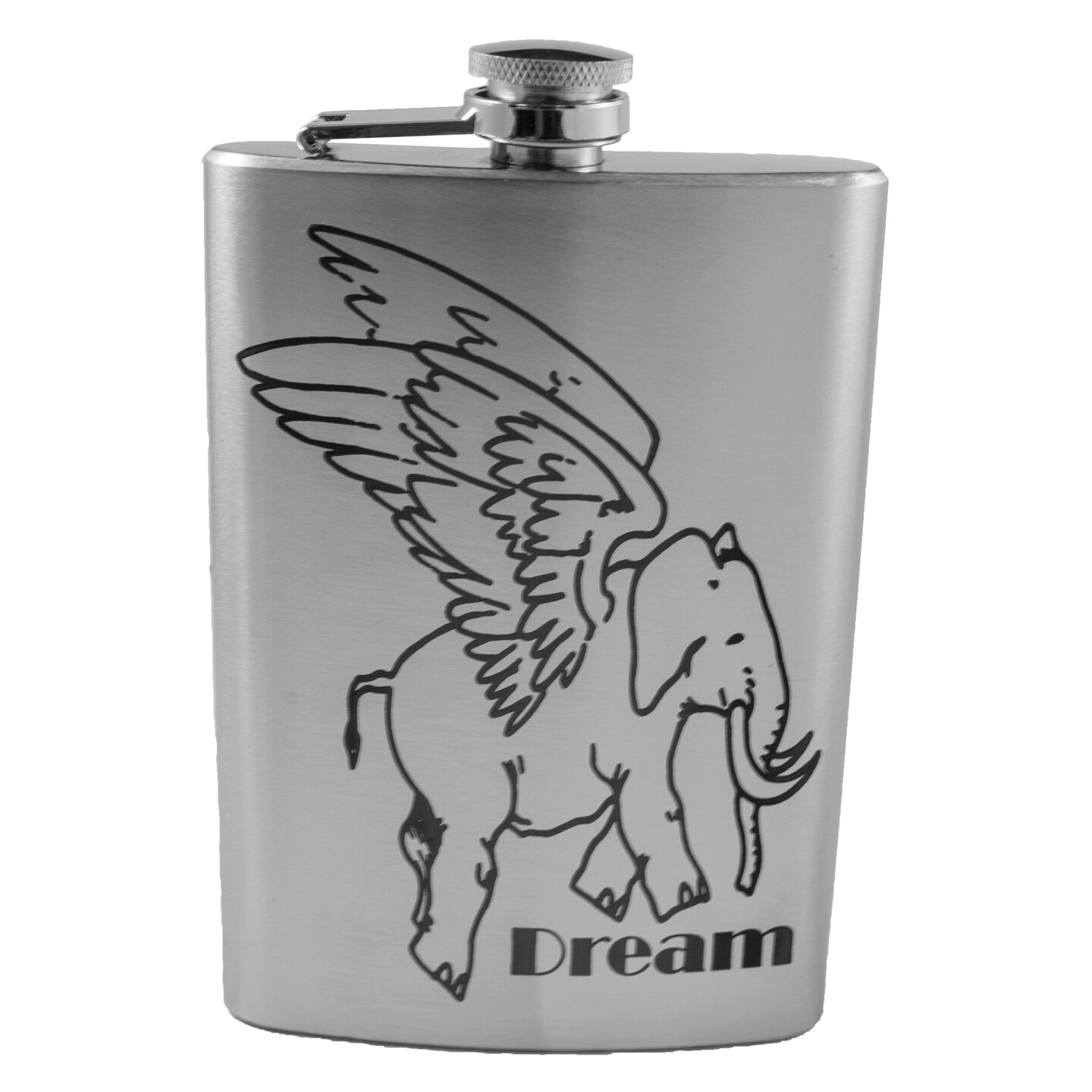 8oz Flying Elephant Stainless Steel Flask | Michaels