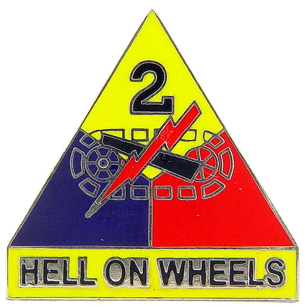U.S. Army 2nd Armored Division Pin 1" | Michaels