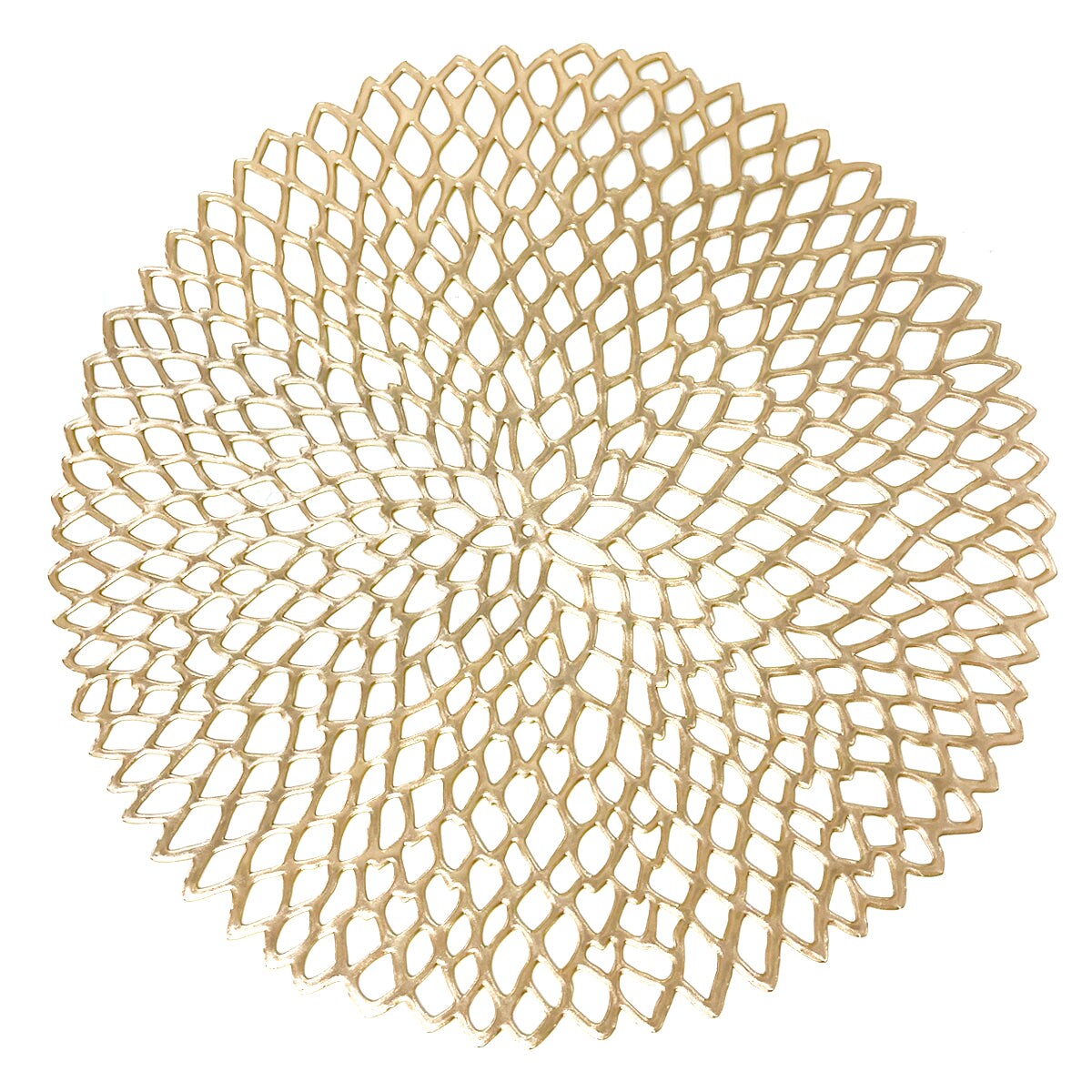 Wrapables Vinyl Metallic Colored Placemats for Weddings, Parties ...