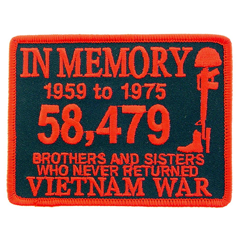 Vietnam In Memory Patch Red & Black 3" x 4" | Michaels