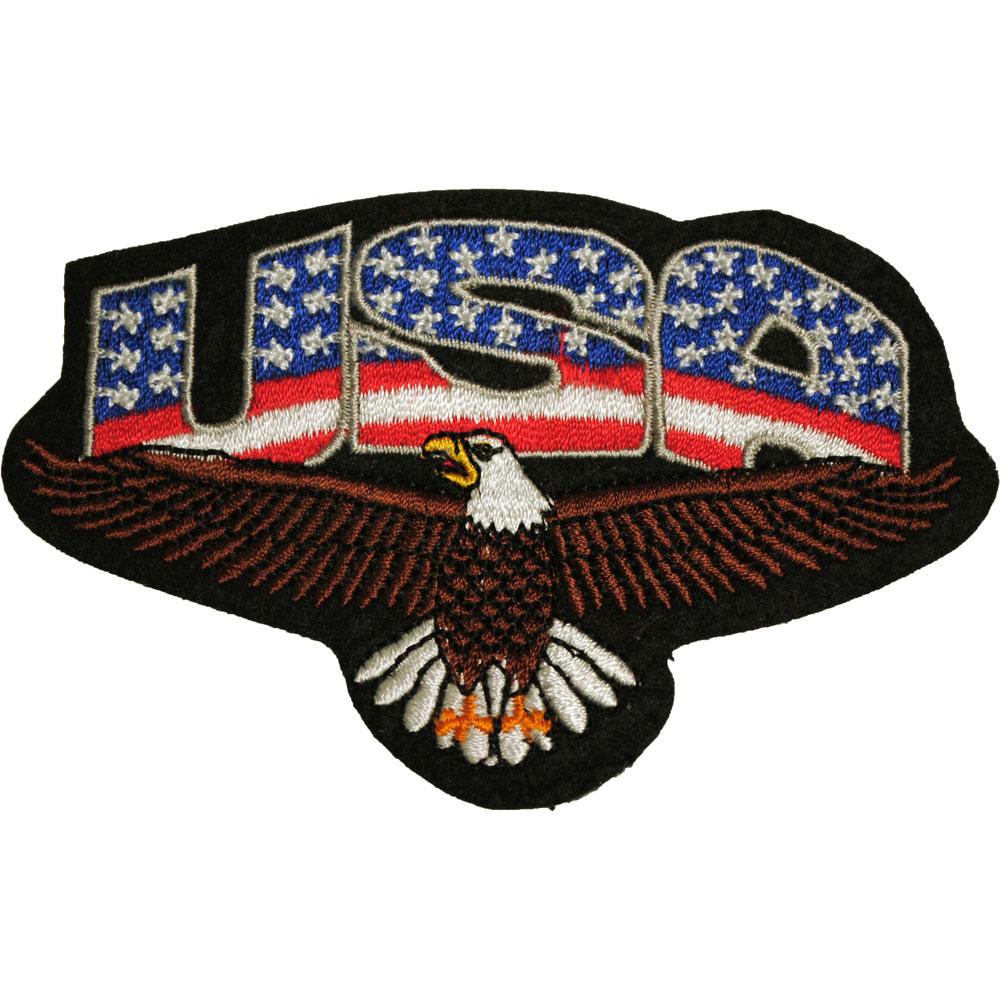 Buy in Bulk - USA with Eagle Script Patch 3" | Michaels