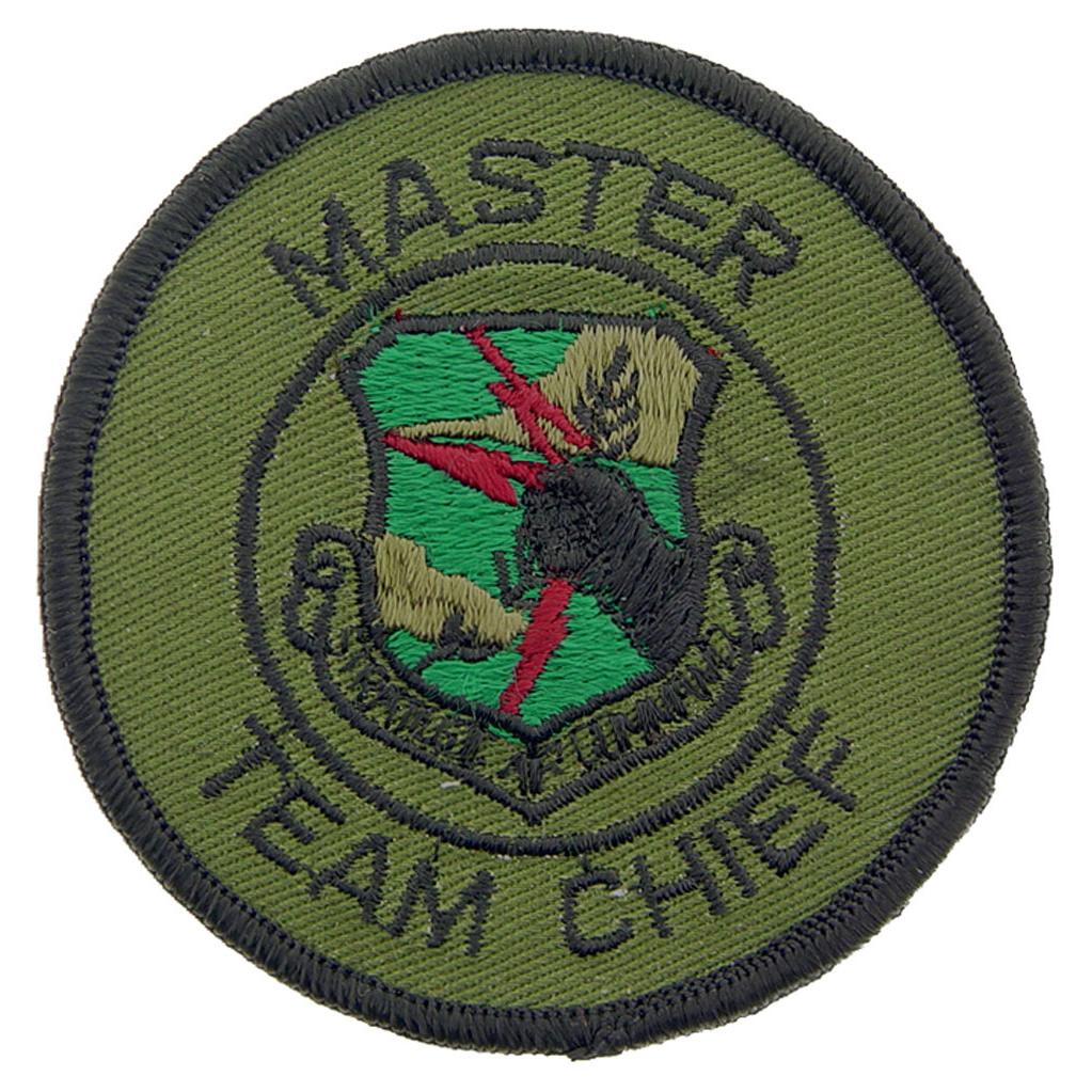 U.S. Air Force SAC Master Team Chief Patch Green | Michaels