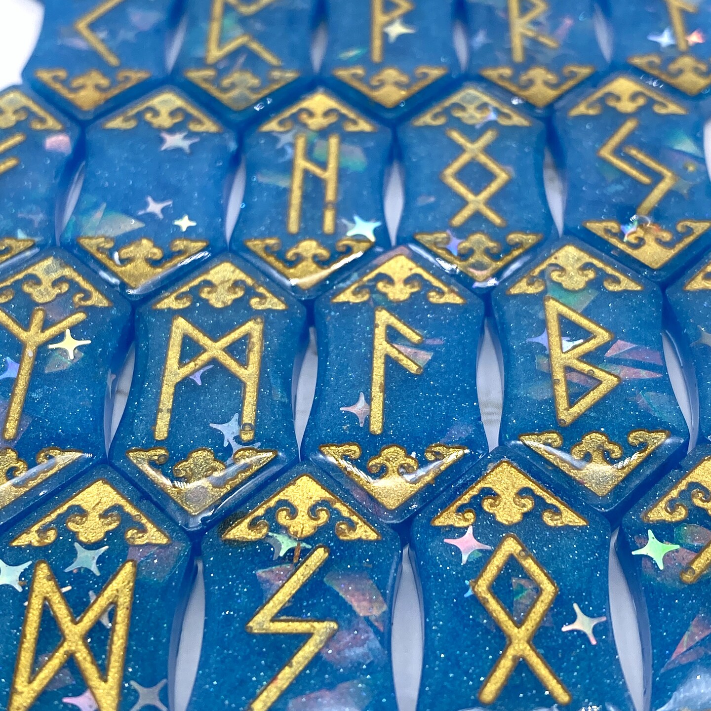 Twilight Sky Blue elder futhark nordic Celtic viking witch pagan goth ...