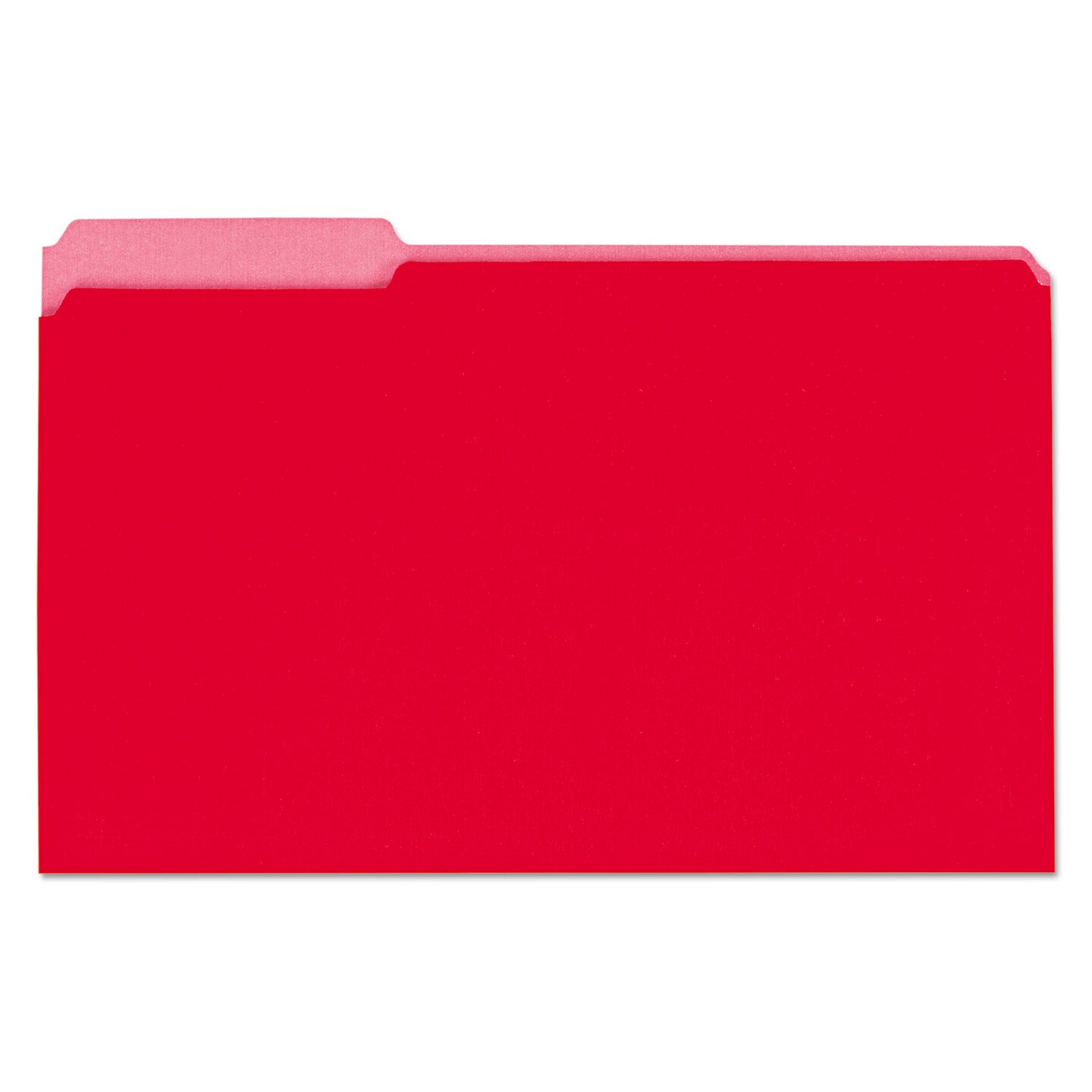 Universal Interior File Folders 1/3-Cut Tabs Legal Size Red 100/Box ...