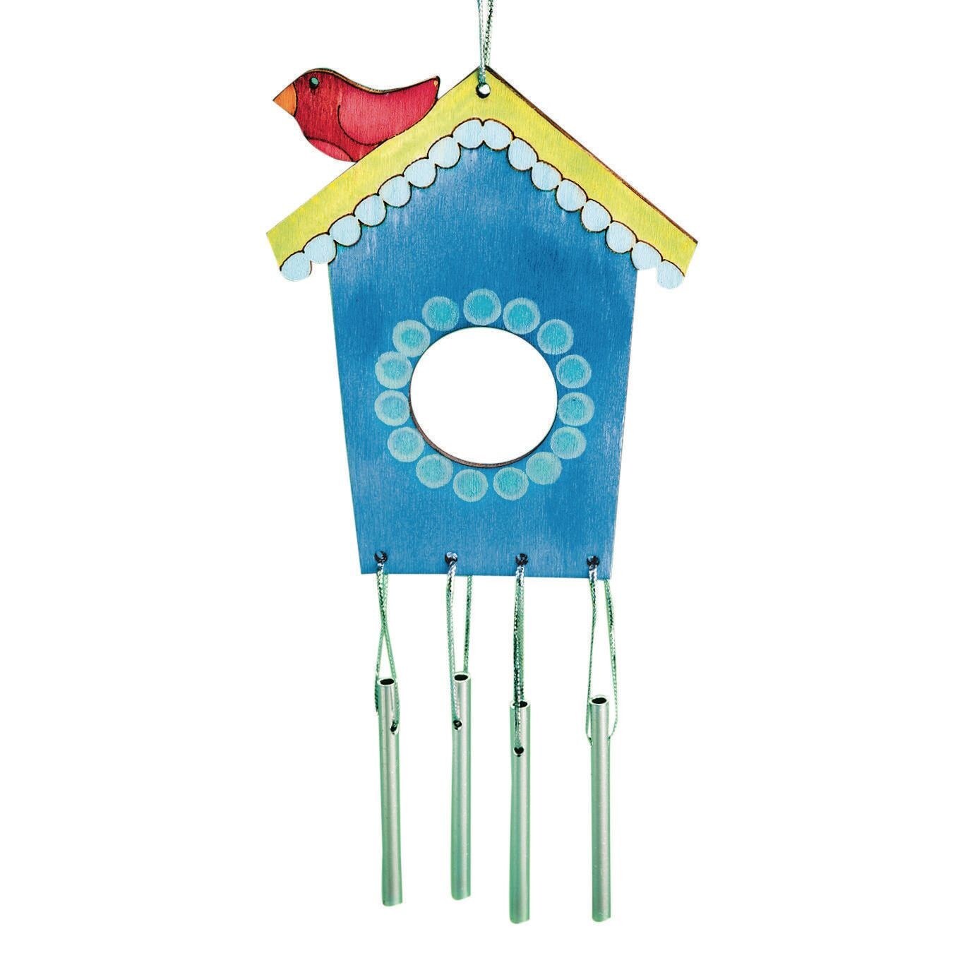 Birdhouse Wind Chime Craft Kit (Pack of 12) | Michaels
