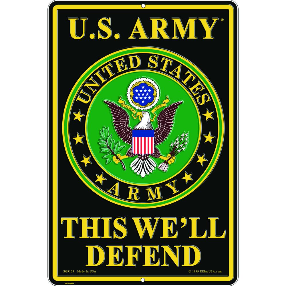 U.S. Army Soldier This We'll Defend Sign 12" x 18" | Michaels