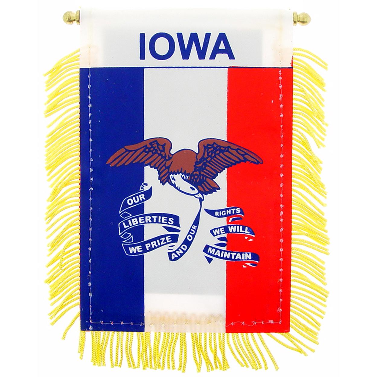 Iowa State Flag Mini Banner 3" x 5" | Michaels