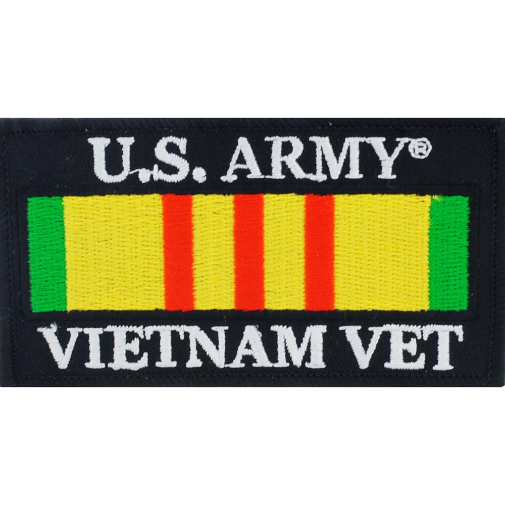 U.S. Army Vietnam Veteran Patch Black & Yellow 4" x 2 1/8" | Michaels