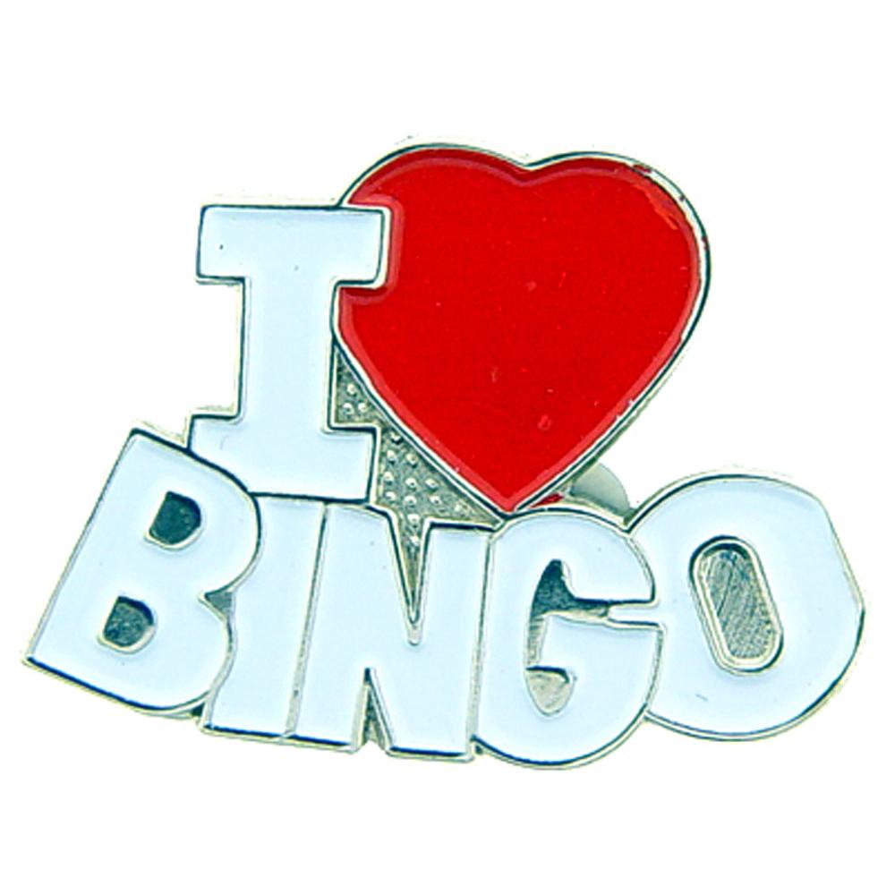 I Love Bingo Pin 1" | Michaels