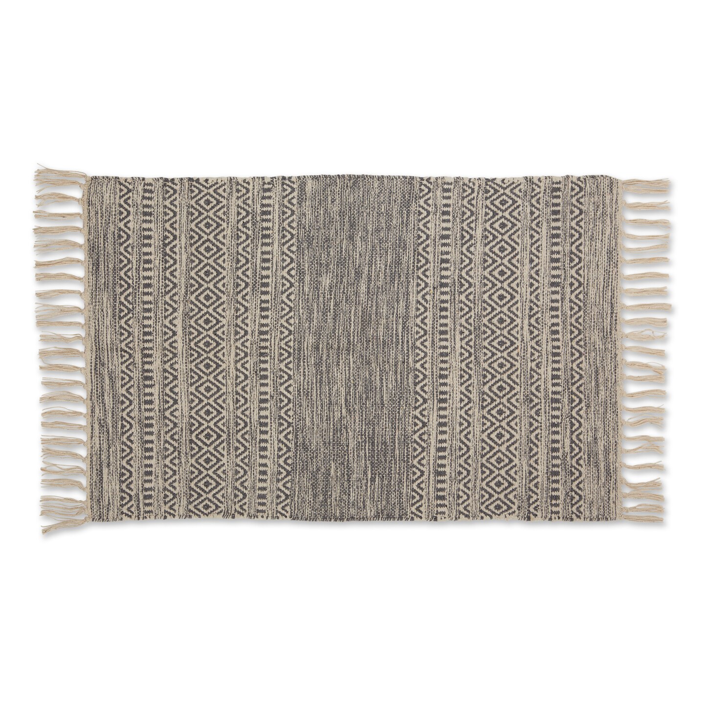 DII Gray Textured Dobby Hand-Loomed Rug 2x3 Ft | Michaels