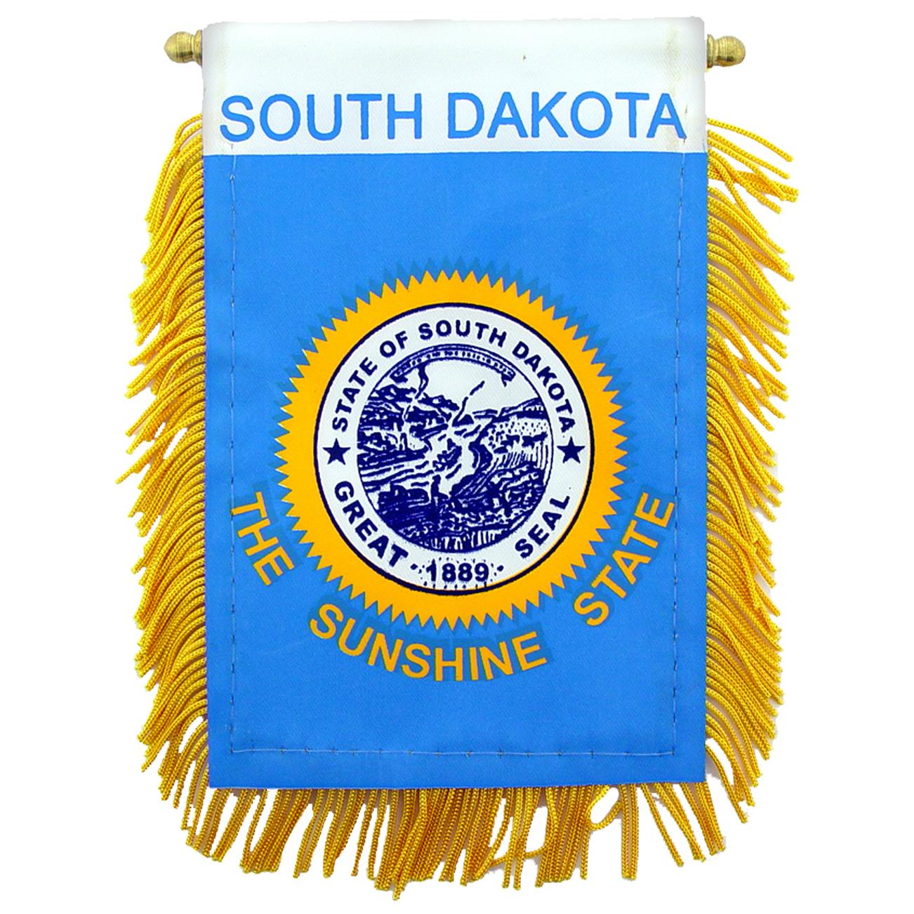 South Dakota State Flag Mini Banner 3" x 5" | Michaels