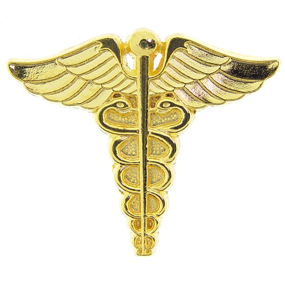 U.S. Army Medic Caduceus Pin Gold Plated 1" | Michaels