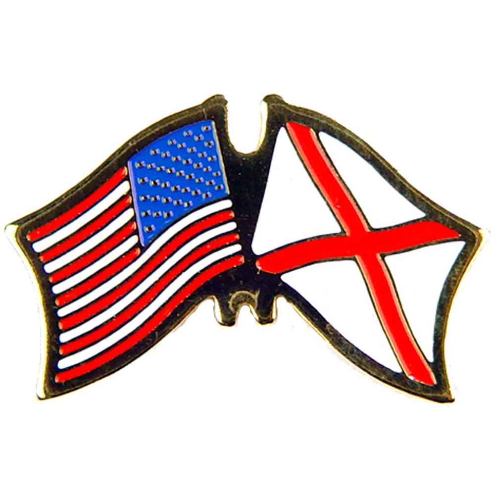 American & Alabama Flags Pin 1" | Michaels