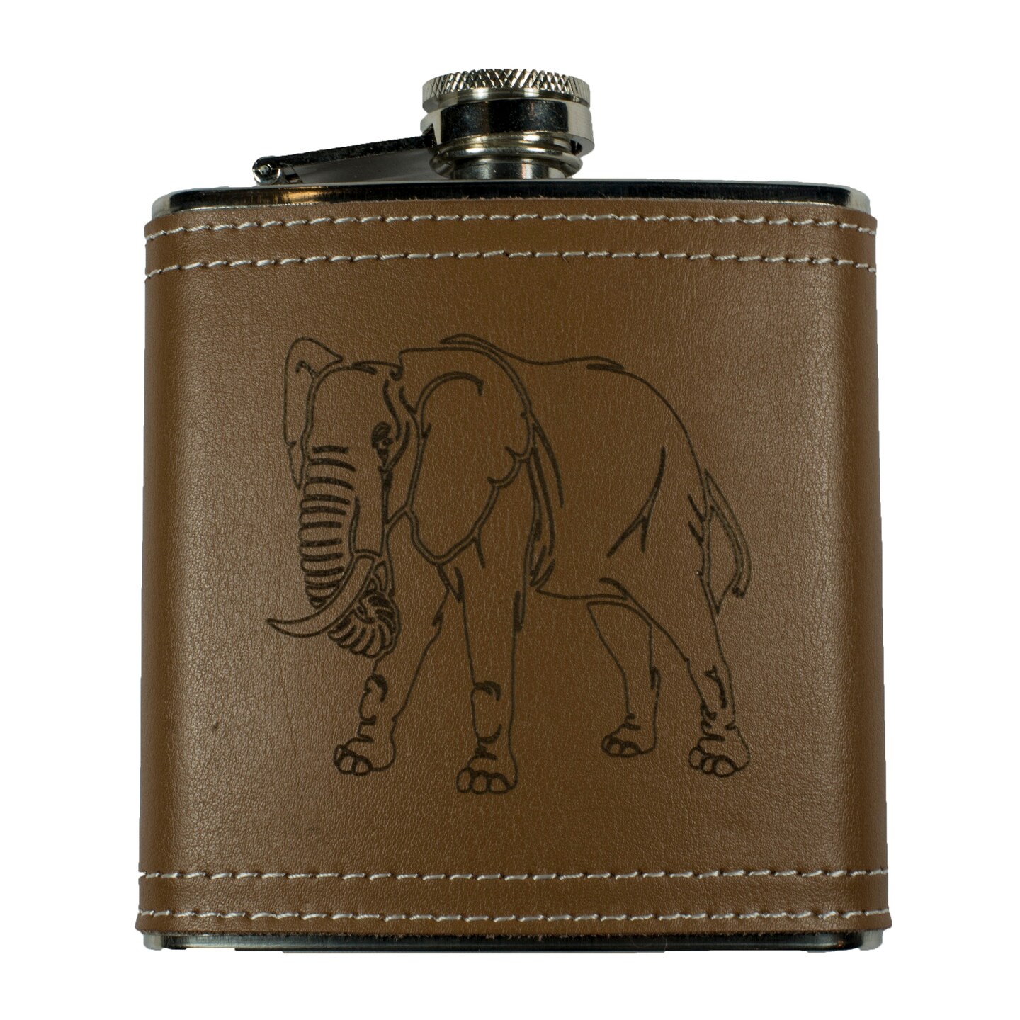6oz Elephant Leather Flask | Michaels
