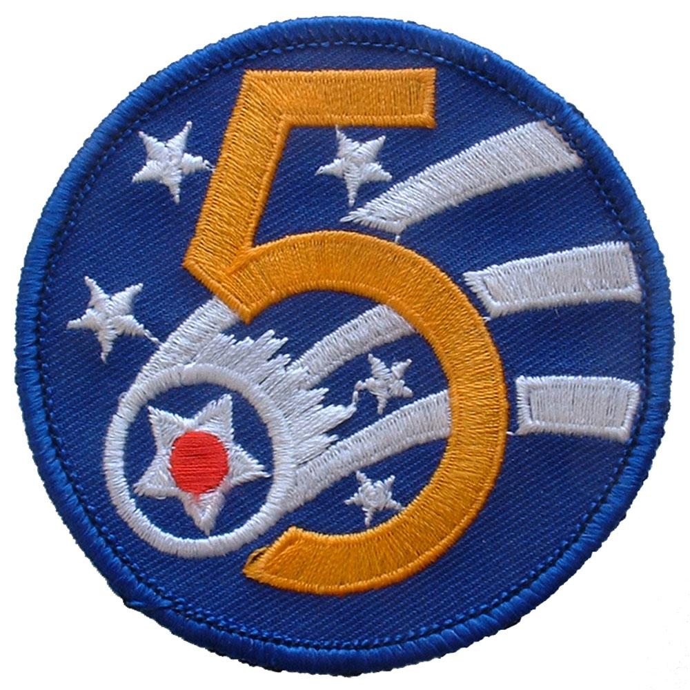 U.S. Air Force 5th Air Force Patch Blue & White 3" | Michaels