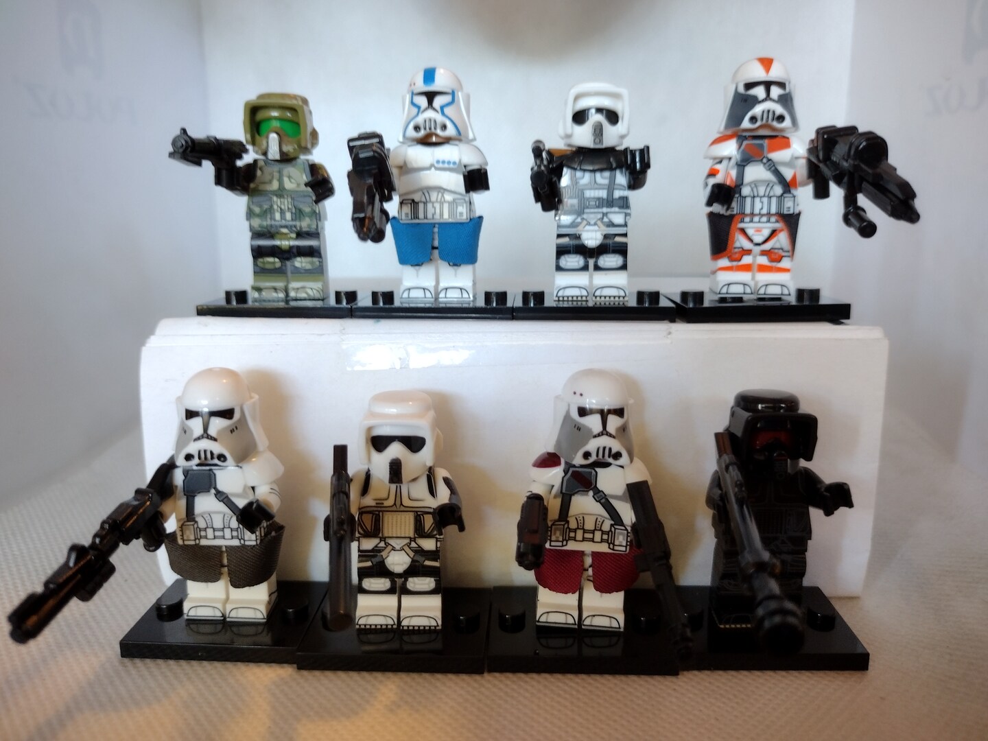 Custom Clone Troopers set of 8 minifigures | MakerPlace by Michaels