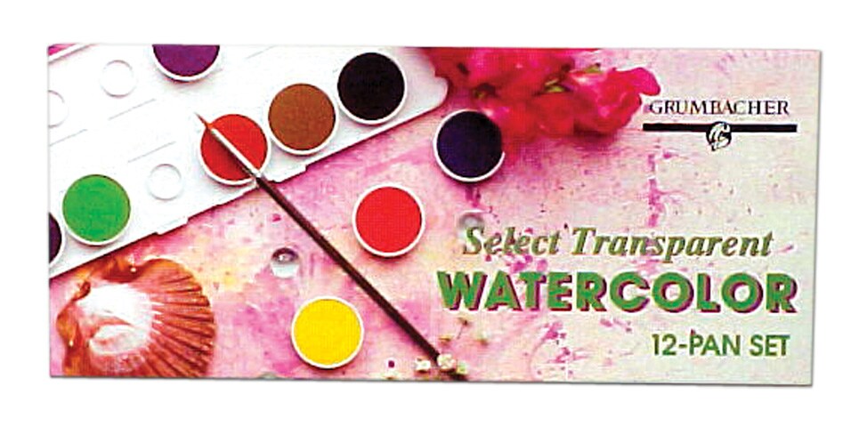 TRANSPARENT WATERCOLOR 12 COLOR PAN SET | Michaels