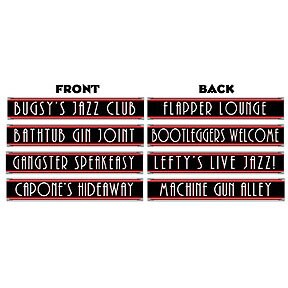 Gangster Street Sign Cutouts | Michaels