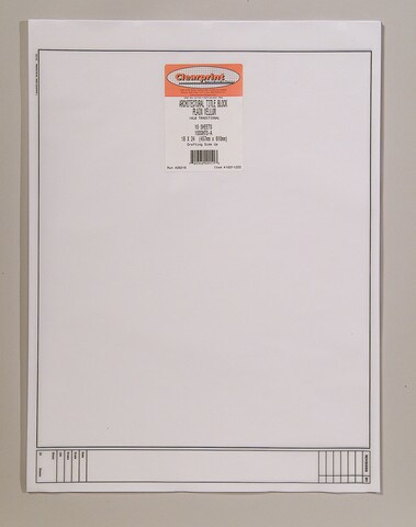 Clearprint Vellum 1000Htsa 8X8 Grid 10 Sheets 24X36 Title | Michaels