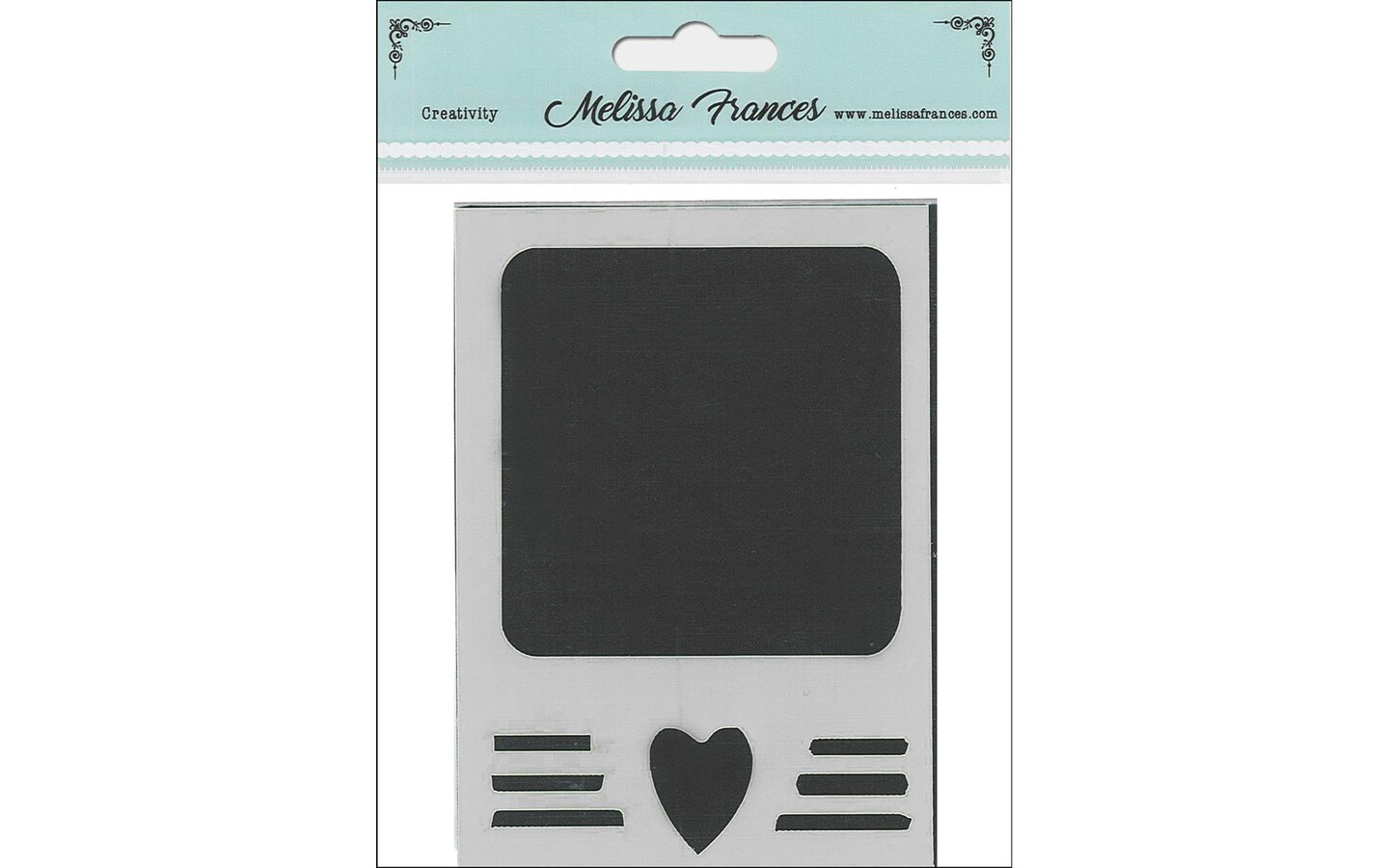 Melissa Frances Stencil 3X4" Polaroid Heart | Michaels