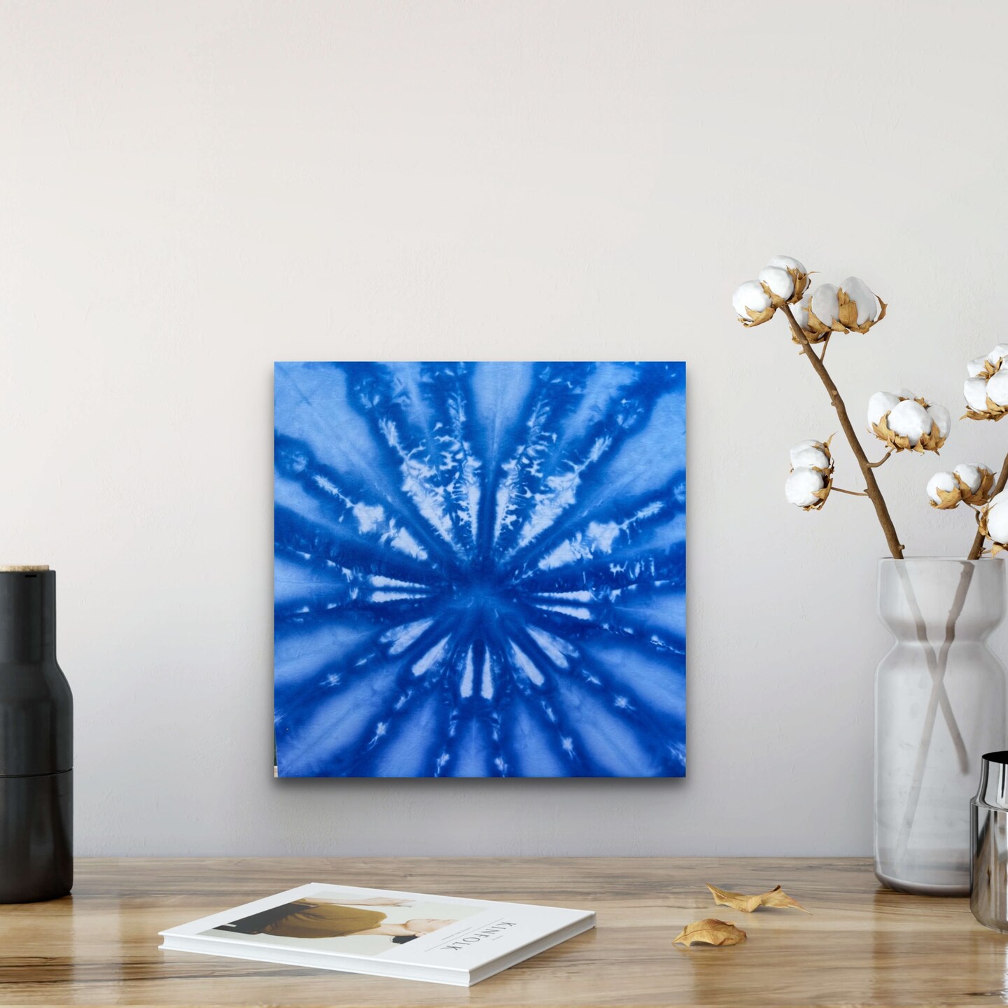 CeLESTIAL TiE DYE 14x14 Square Modern Magnetic MeMO BoARD Small Batch ...