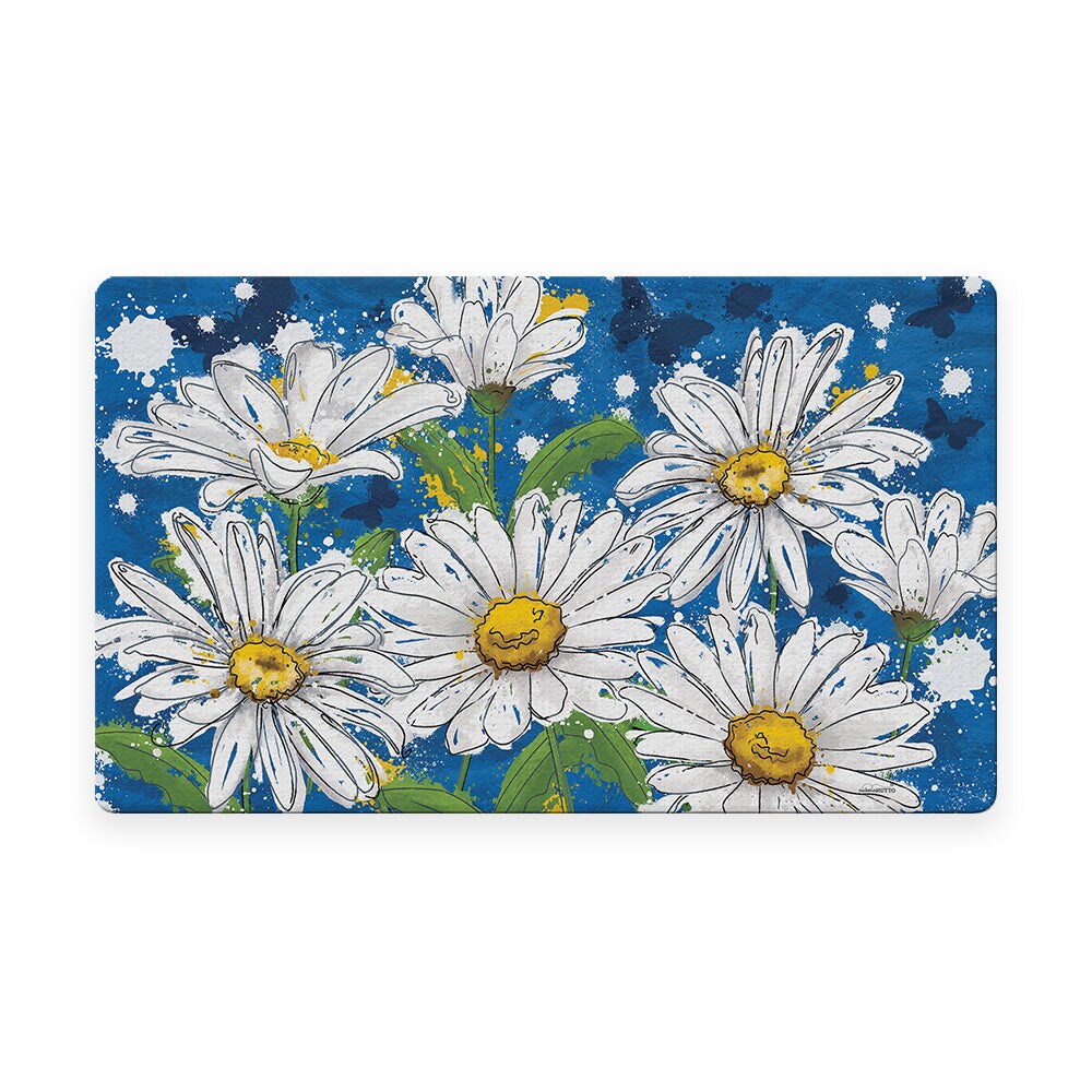 Painted Daisies Door Mat (18 x 30") | Michaels