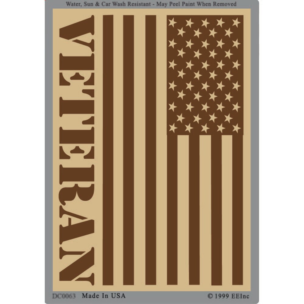 Patriotic Tan and Brown USA Flag (3"x4-1/4") | Michaels