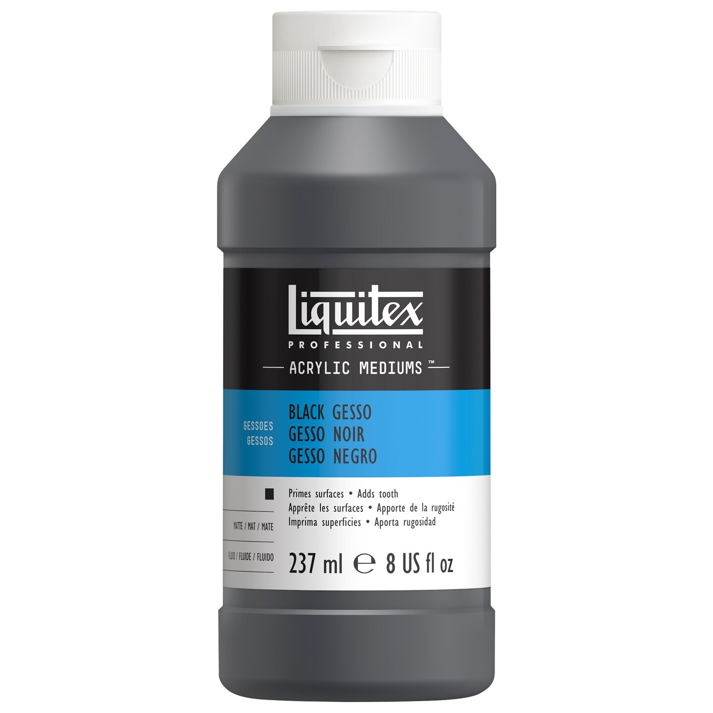 Liquitex - Colored Gesso - 8 oz. Bottle - Black | Michaels