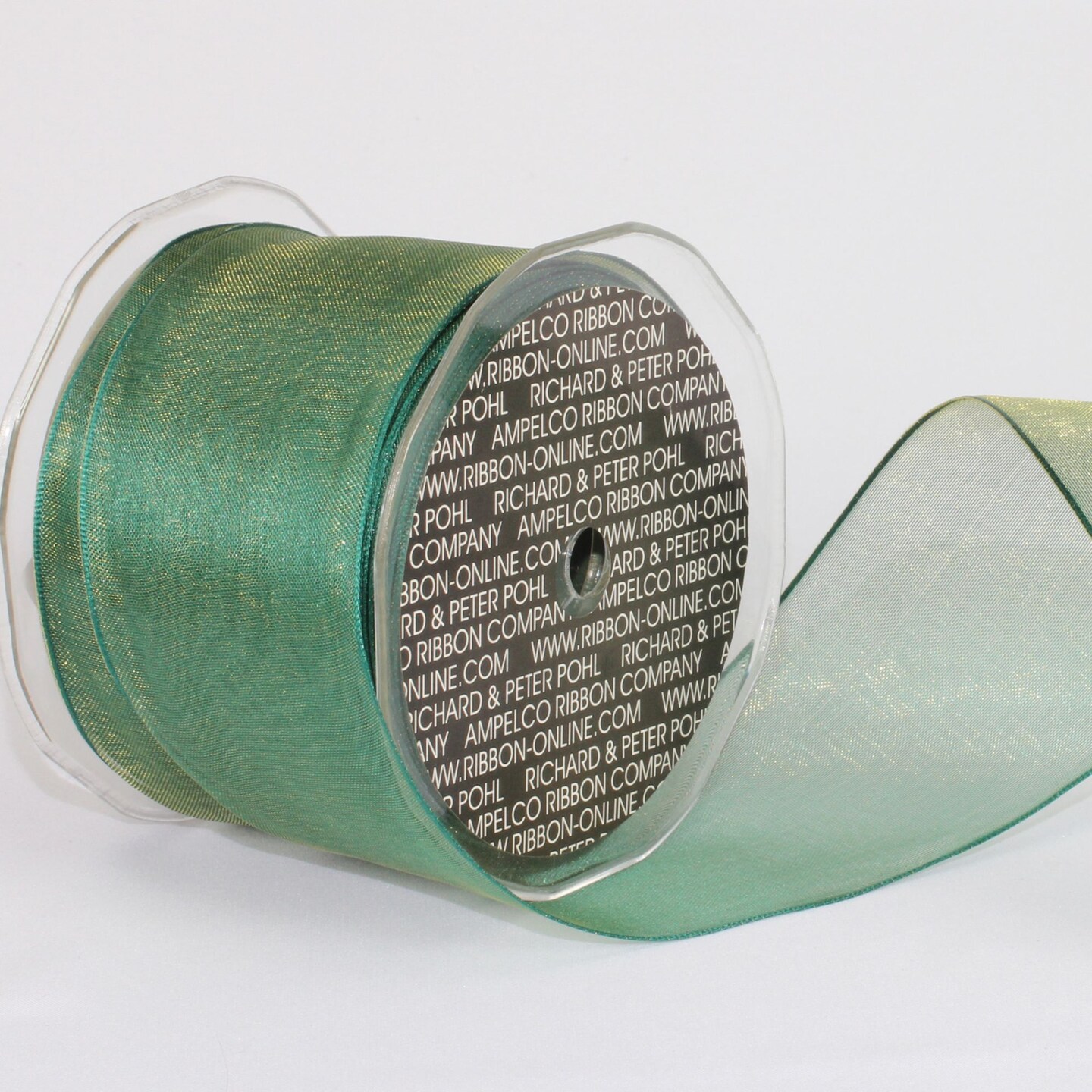 The Ribbon People Emerald Green Wired Craft Ribbon 2 3/8" x 27 Yards ...
