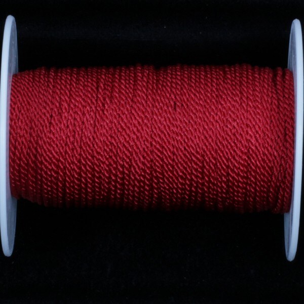 The Ribbon People Red Braided Cording Craft Ribbon 0.1" x 220 Yards ...