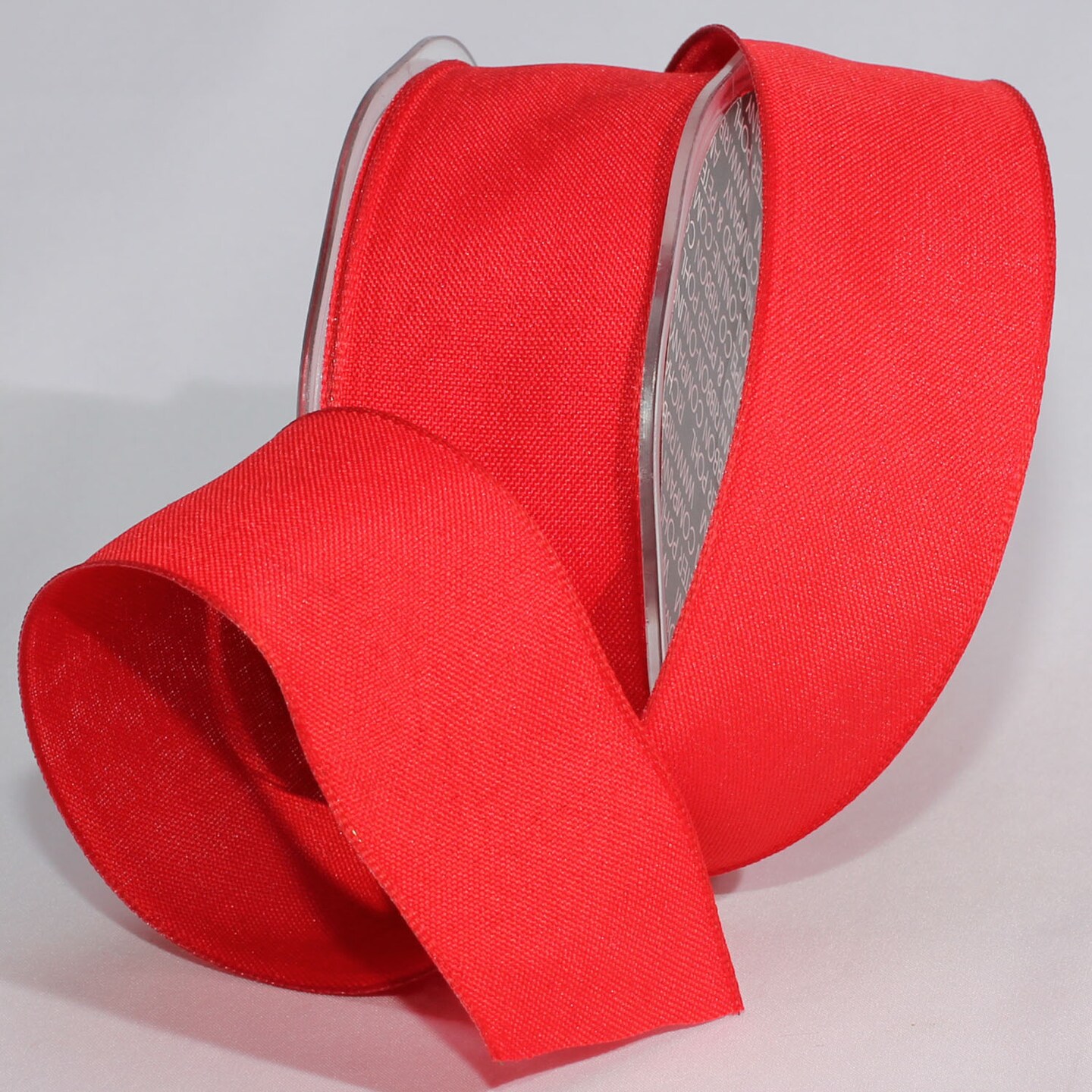 The Ribbon People Scarlet Red Solid Taffeta Wired Craft Ribbon 1.5" x ...